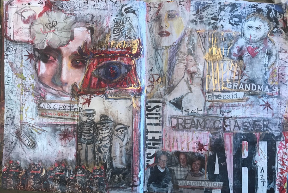 Day 1012 more extreme journaling graffiti – Margaret McCarthy Hunt Art