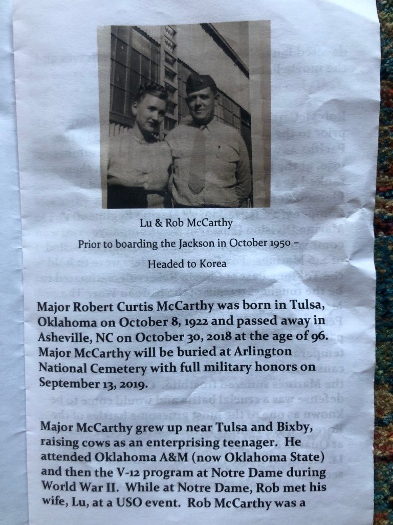 Washington DC and the Marine Corps Museum – Margaret McCarthy Hunt Art